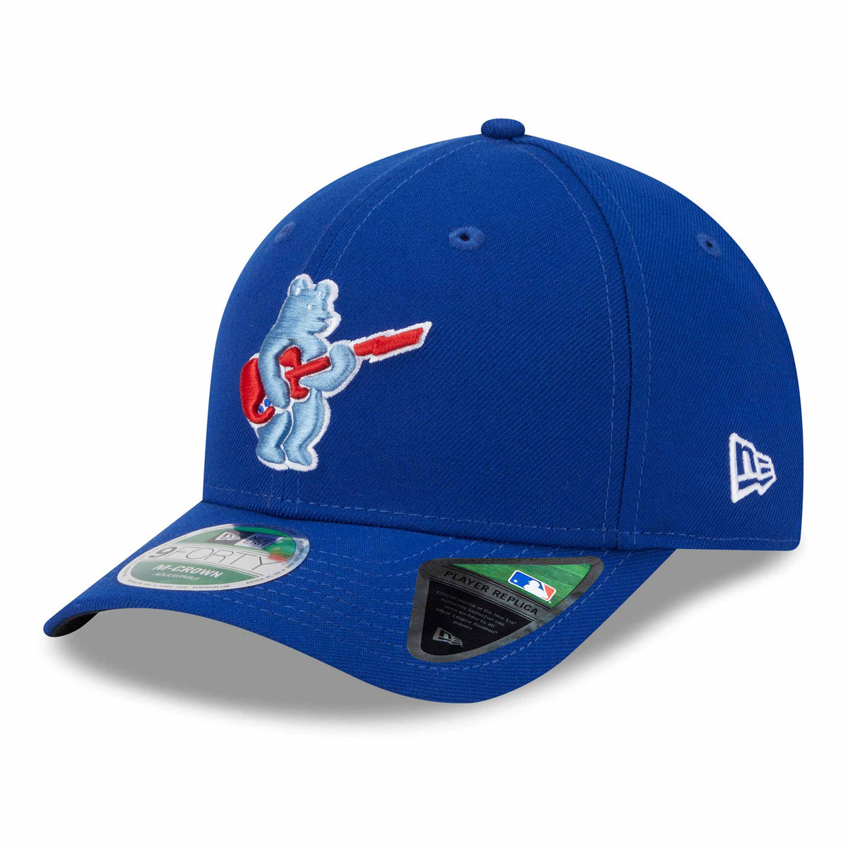 Chicago Cubs Blues Rock Bear New Era 9FORTY M Crown Adjustable Cap ...