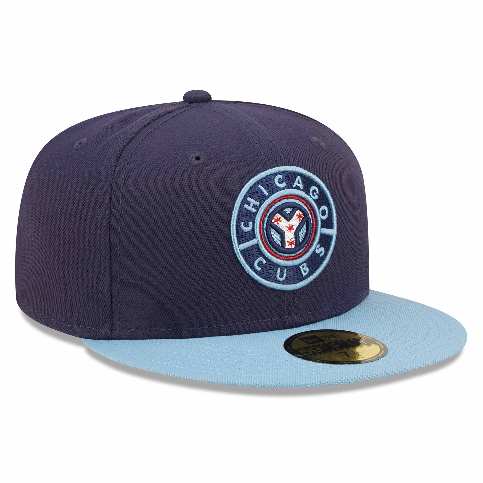 Chicago Cubs City Connect Sleeve Patch 59FIFTY Fitted Cap ...