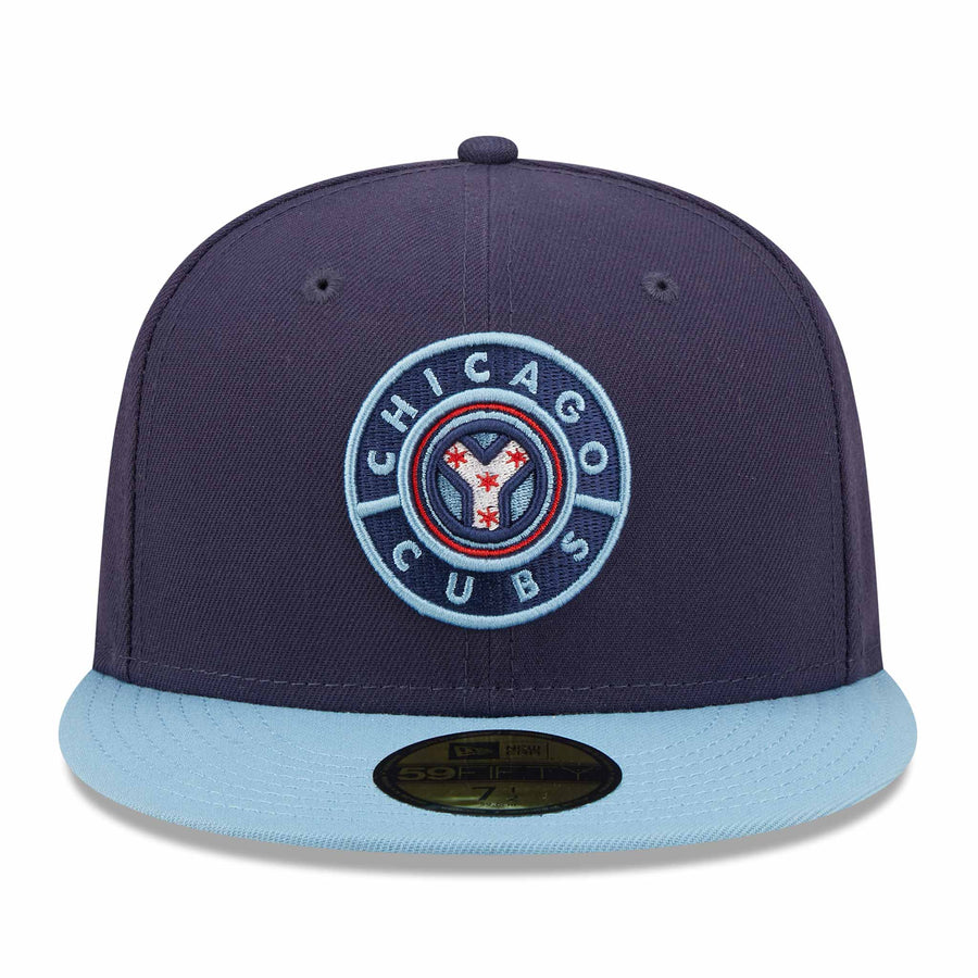 Chicago Cubs City Connect Sleeve Patch 59FIFTY Fitted Cap ...