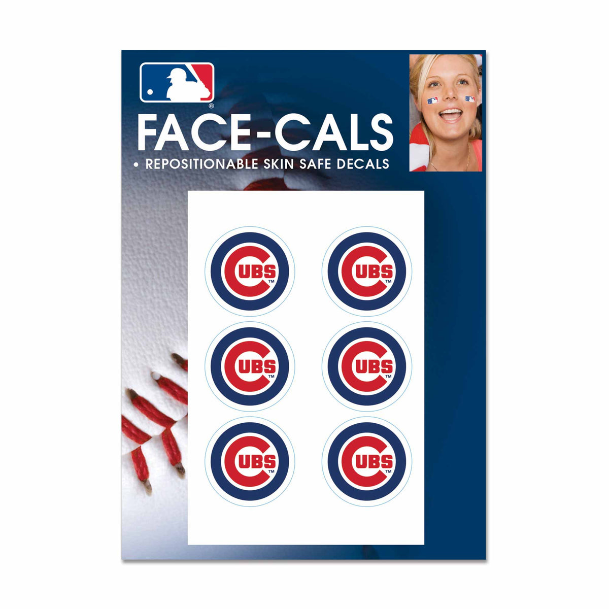 Chicago Cubs Bullseye Face Decals – Wrigleyville Sports