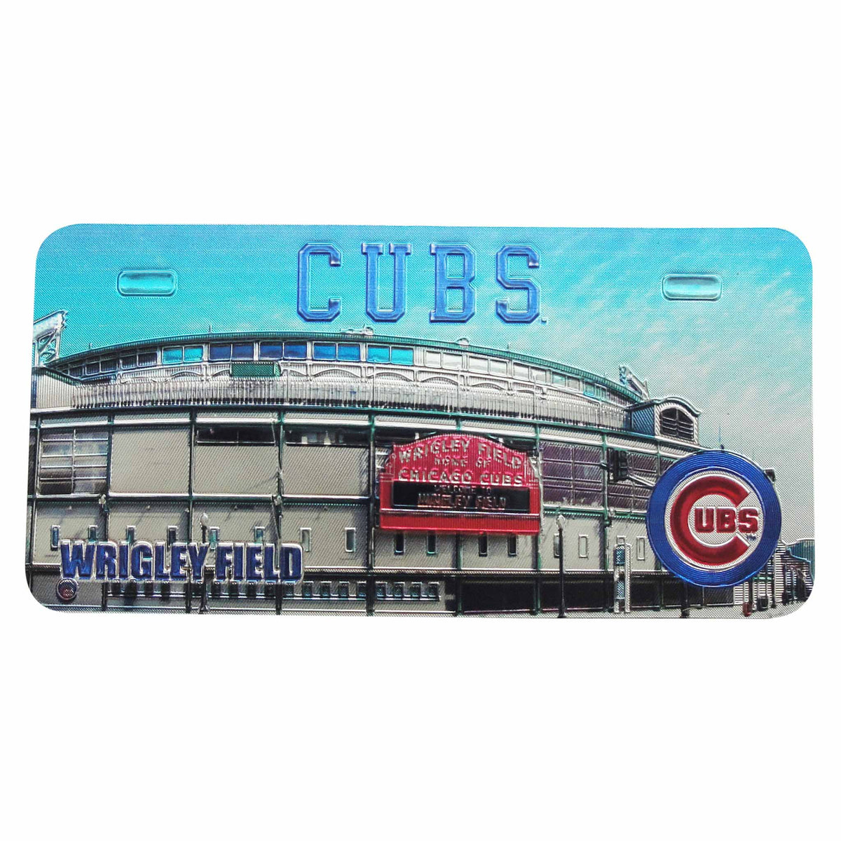 Chicago Cubs Marquee Metal Magnet – Wrigleyville Sports