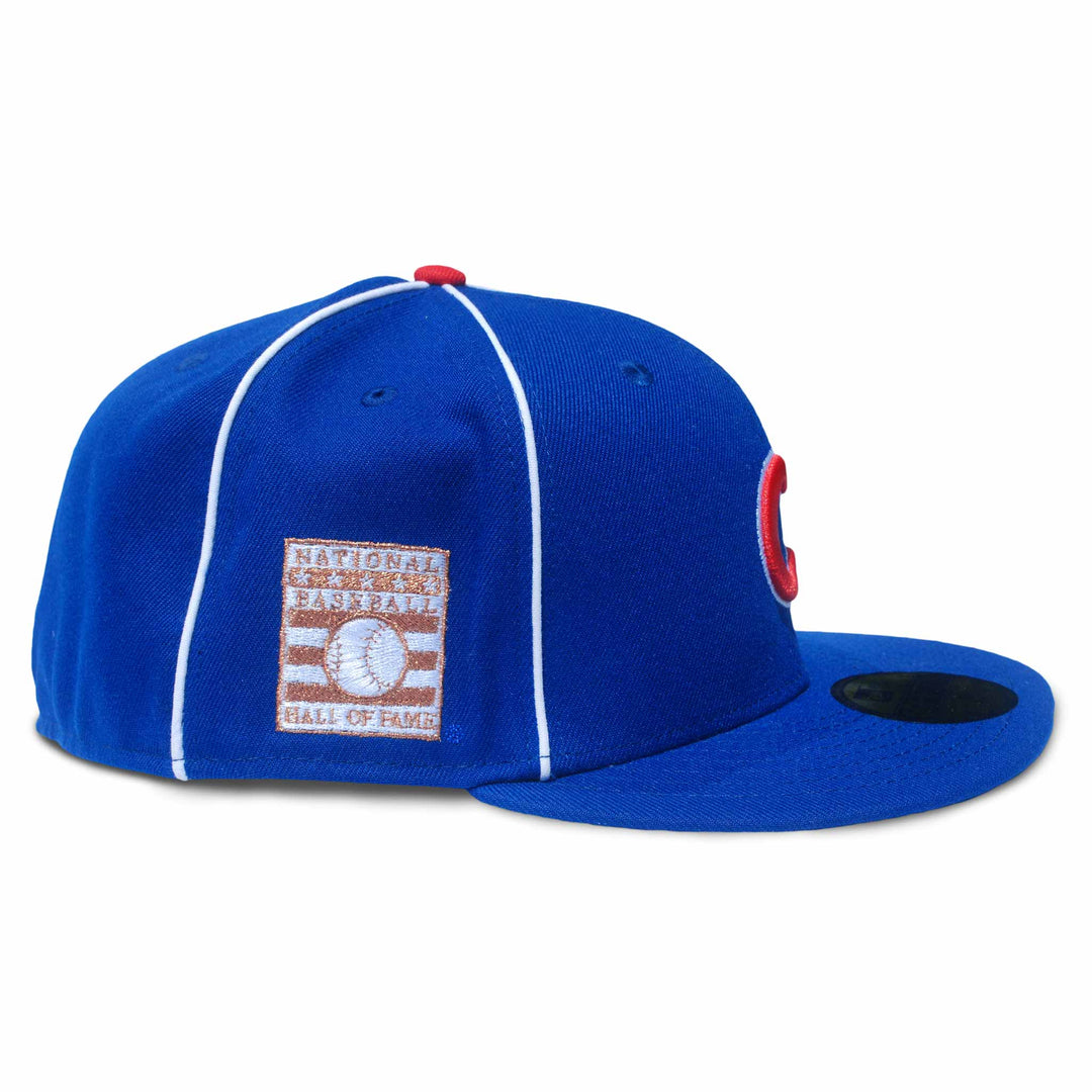 Chicago Cubs 1958-66 Ernie Banks Hall Of Fame 59FIFTY Fitted Cap ...
