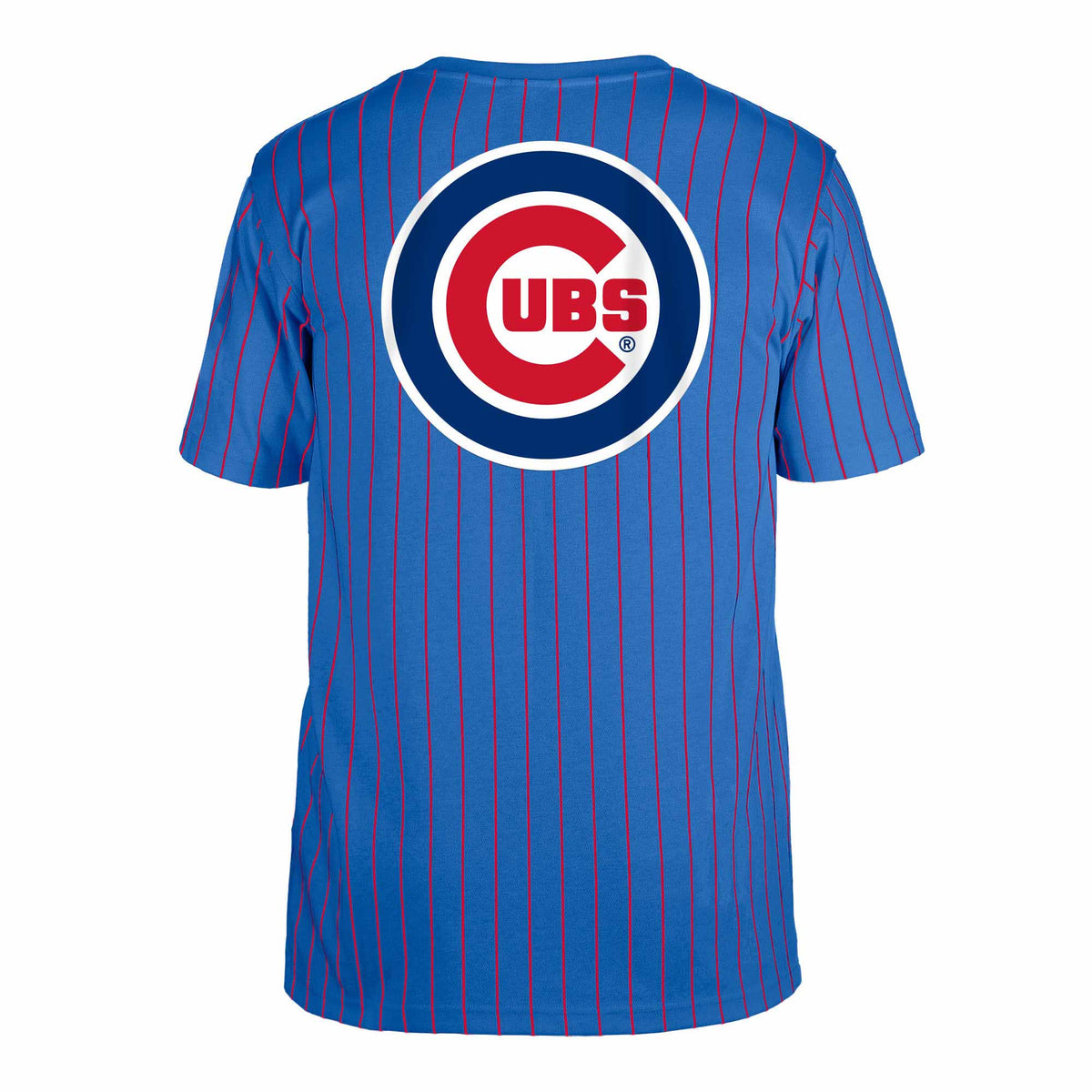 Chicago Cubs Two Sided Bullseye Royal Pinstripe T-Shirt – Wrigleyville ...