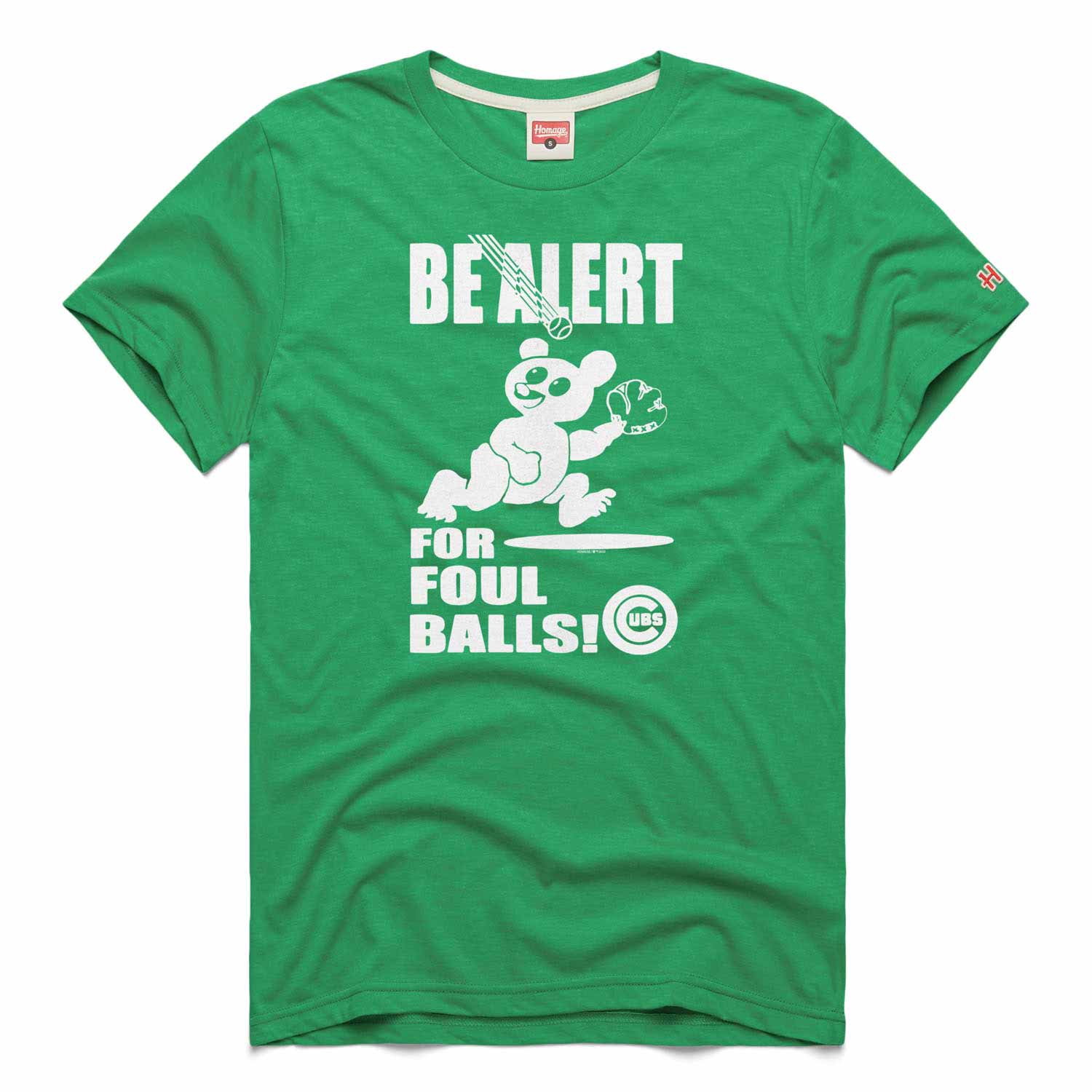 Chicago Cubs Wrigley Field Homage Be Alert For Foul Balls T Shirt ...