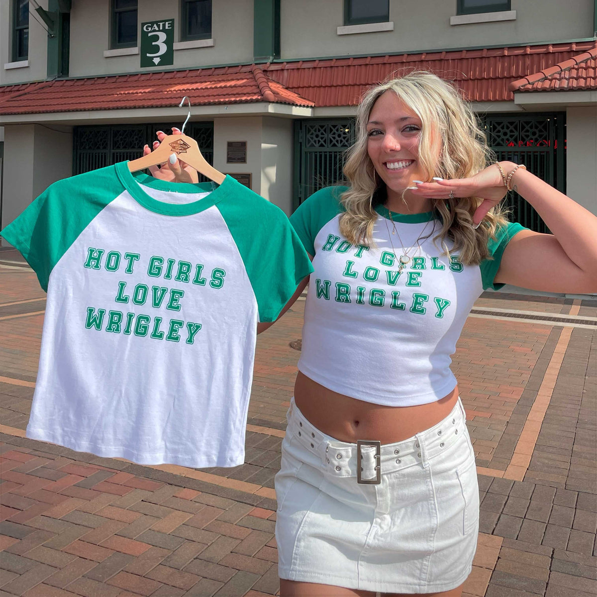 Bree Delio Hot Girls Love Wrigley Field Women's T Shirt – Wrigleyville ...