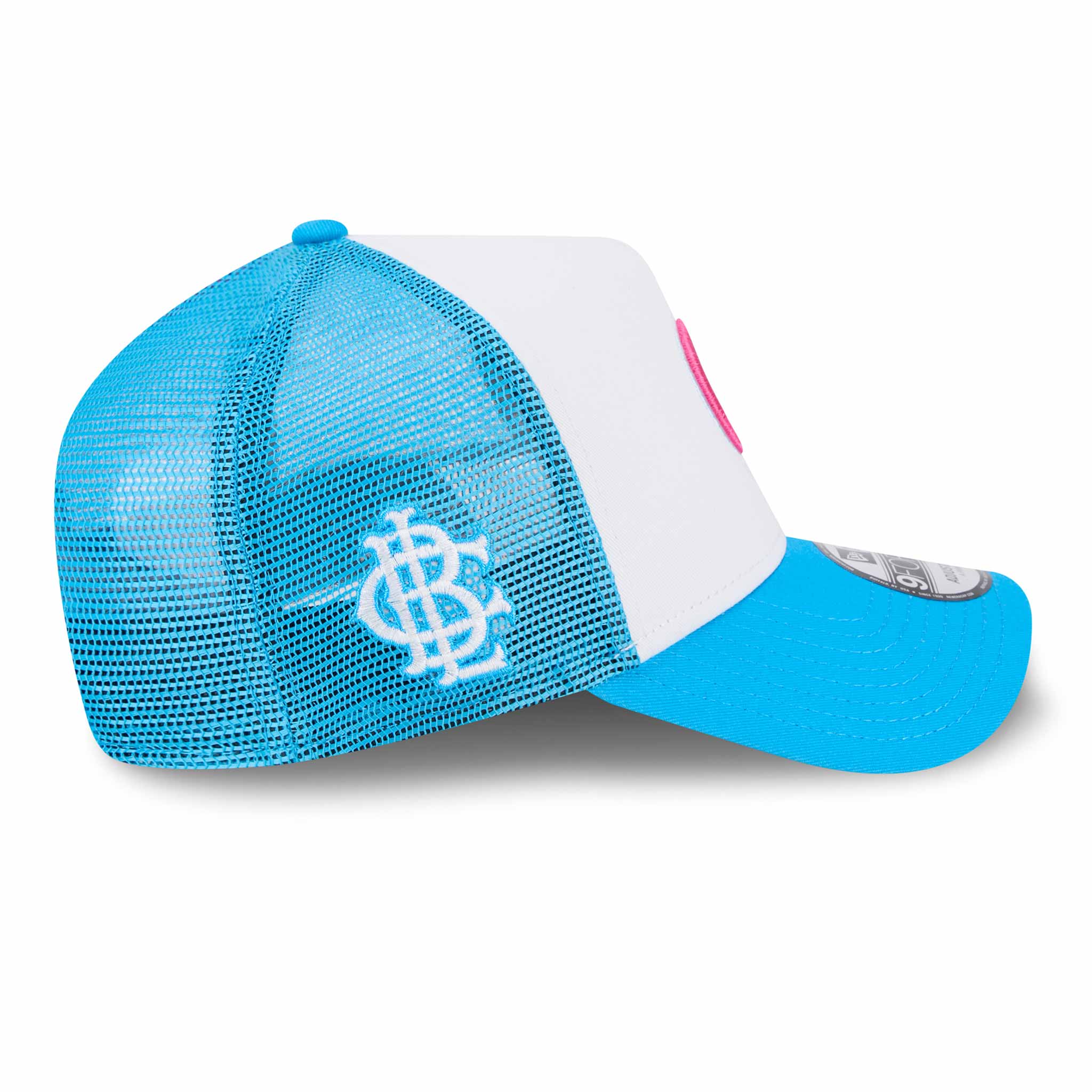 Chicago Cubs New Era Big League Chew 2024 9FORTY Mesh Trucker Cap ...