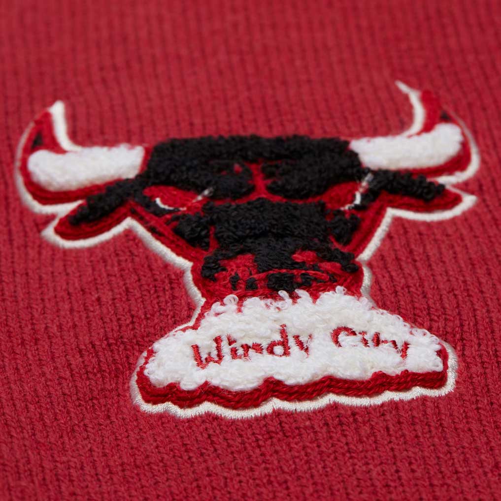 Chicago Bulls Mitchell & Ness Throw It Back Vintage Sweater ...