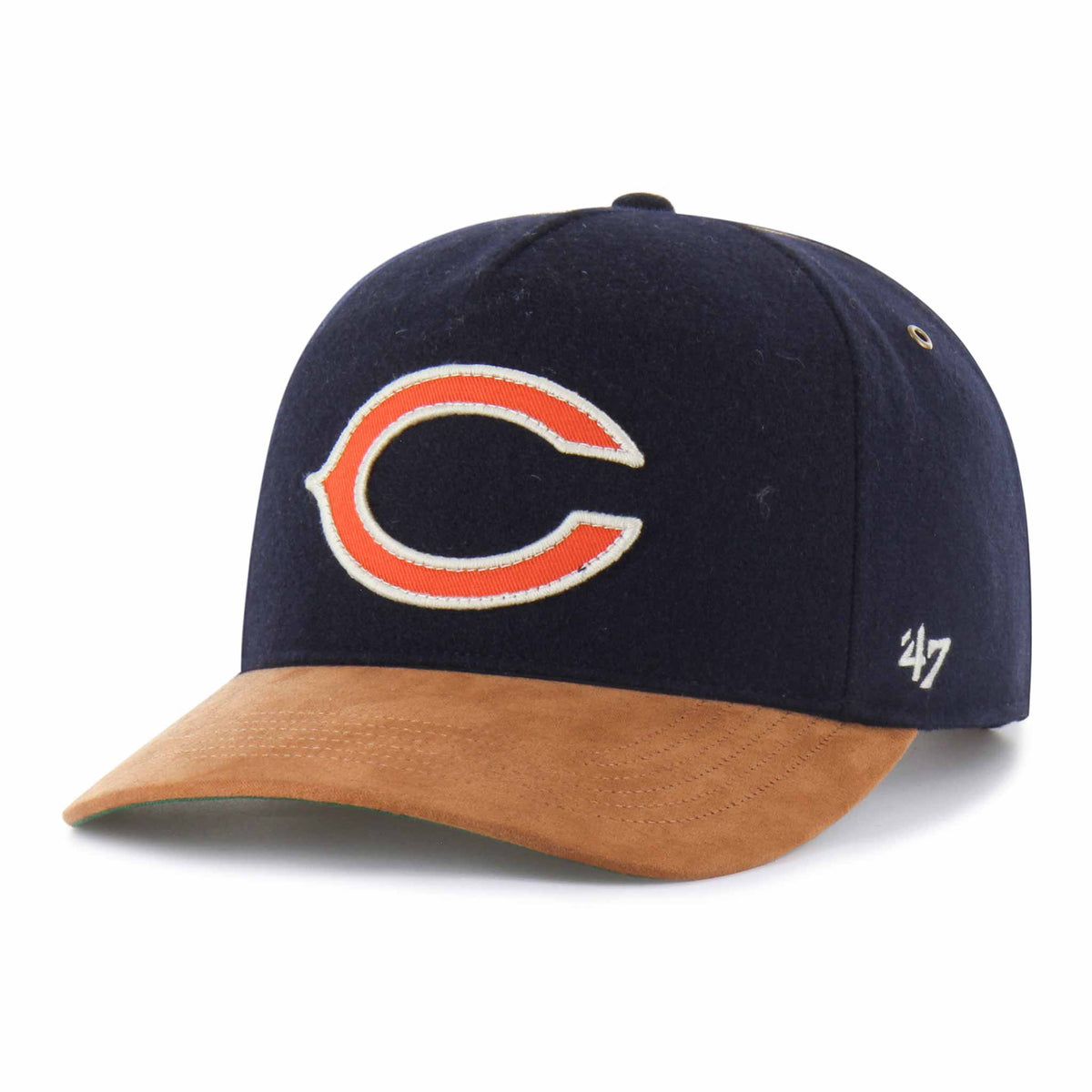 Chicago Bears 47 Brand Navy Golden Age Hitch Adjustable Cap ...