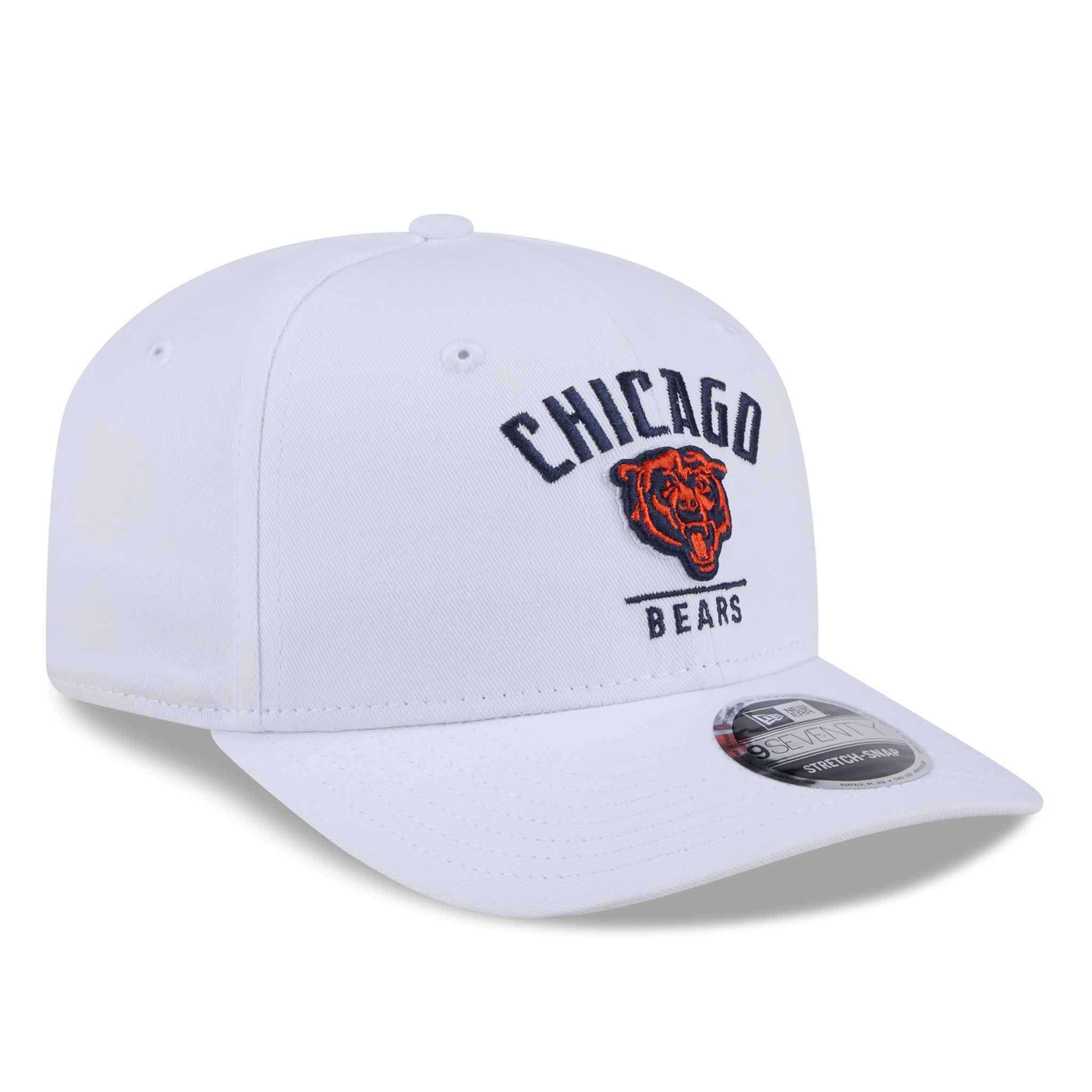 Chicago Bears New Era 9SEVENTY White Bear Face Stretch Snap Adjustable ...