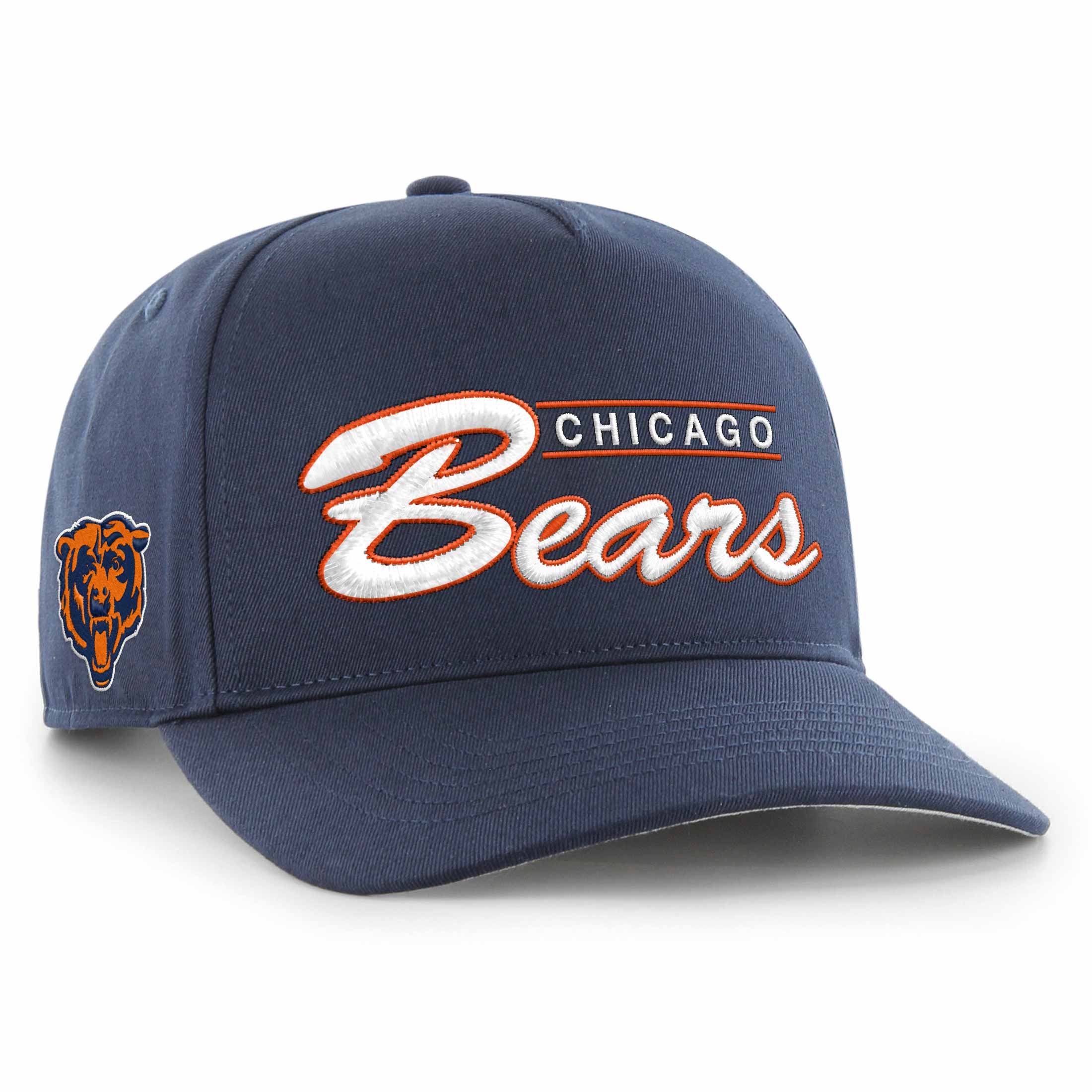Chicago Bears 47 Brand Navy Doubleheader Hitch Adjustable Cap ...