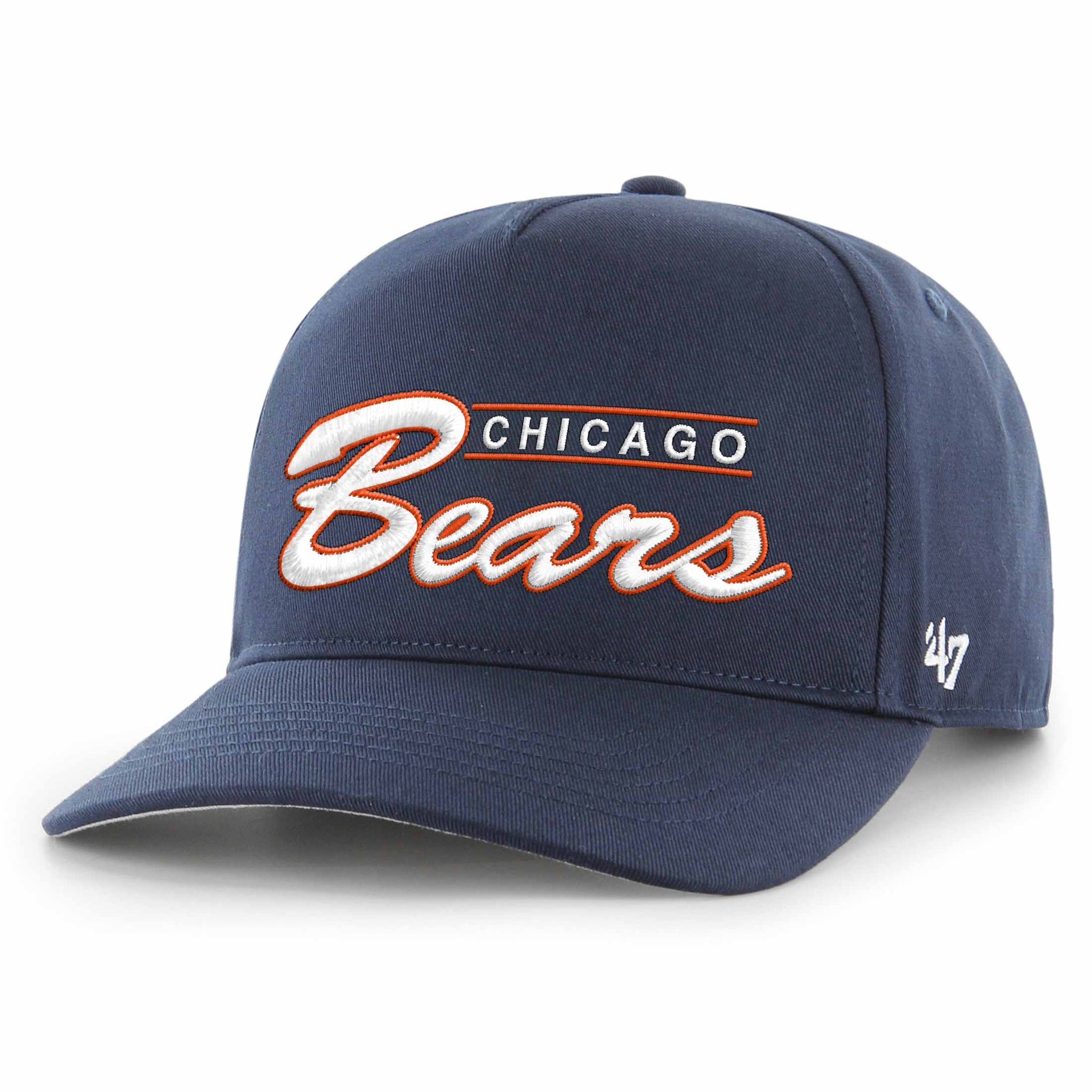 Chicago Bears 47 Brand Navy Doubleheader Hitch Adjustable Cap ...