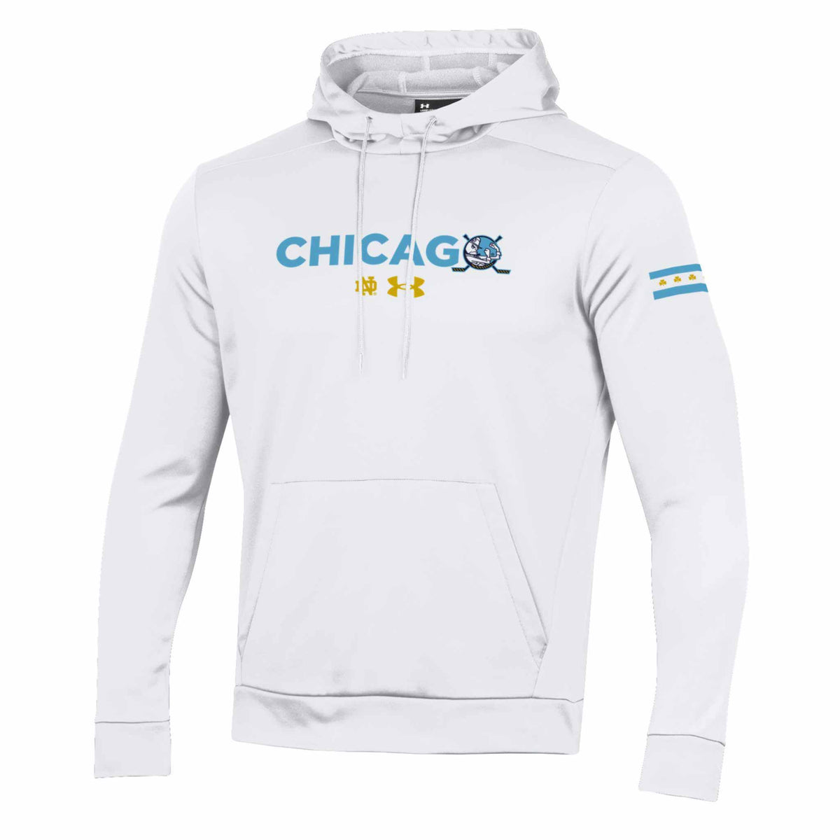 Wrigley Field Notre Dame Frozen Confines Under Armour Locker Room Hood ...