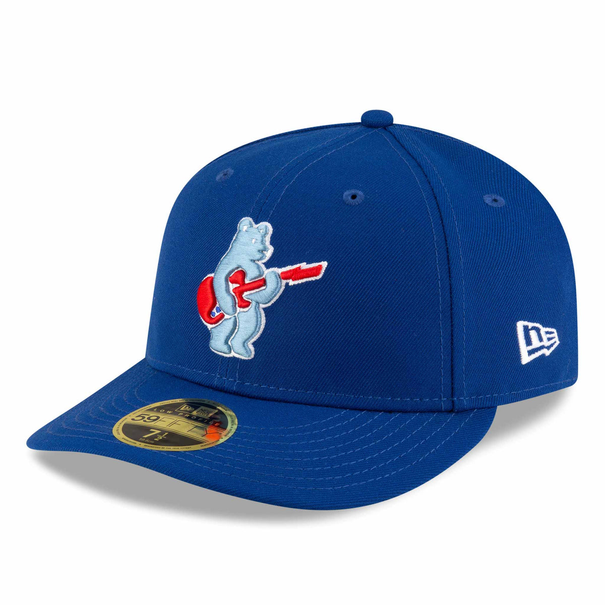 Chicago Cubs Blues Rock Bear Batting Practice Authentic New Era 59FIFT ...