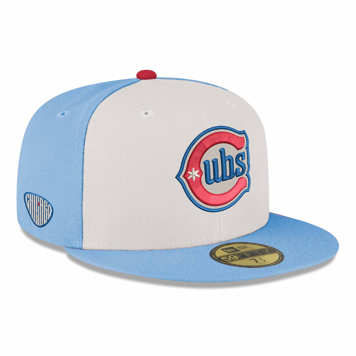 Chicago Cubs Blues Alternate 2 Chrome Sky Blue New Era 59FIFTY Fitted ...