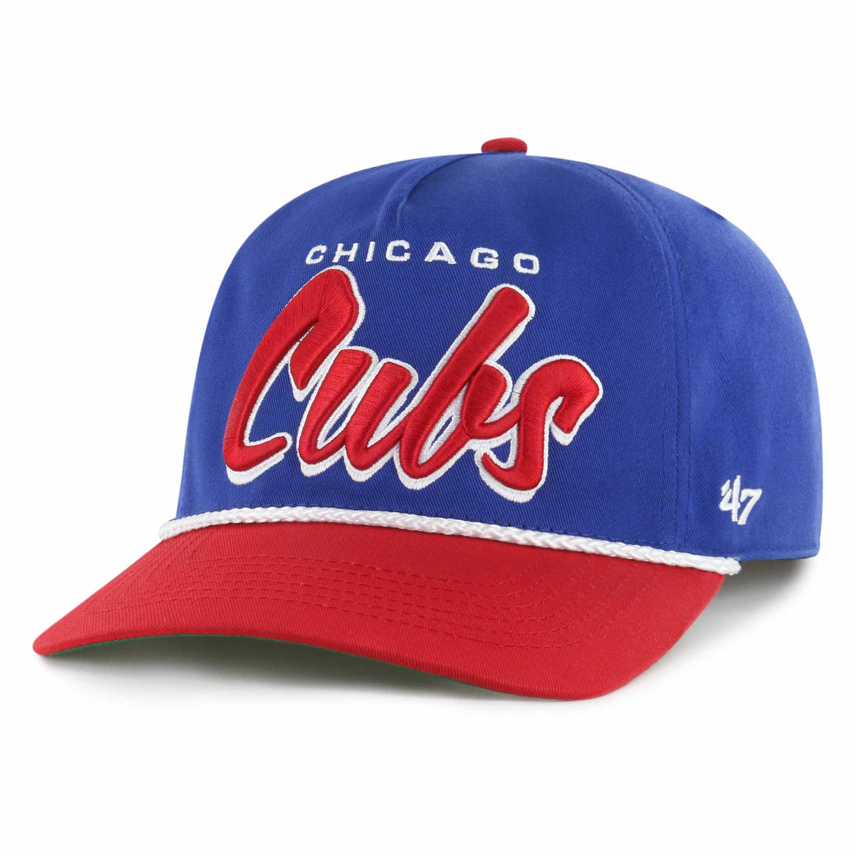 Chicago Cubs 47 Brand Drop Shadow Rope Hitch Adjustable Snapback Cap ...