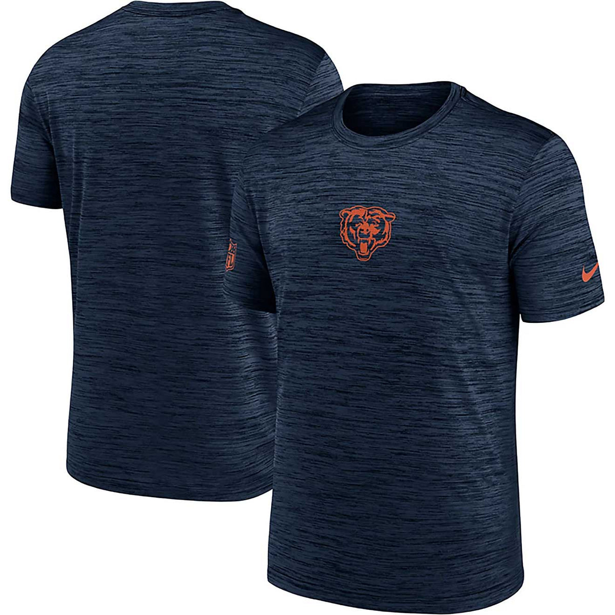 Chicago Bears Nike Navy Team Issue Logo Dri-Fit Short Sleeve T-Shirt ...
