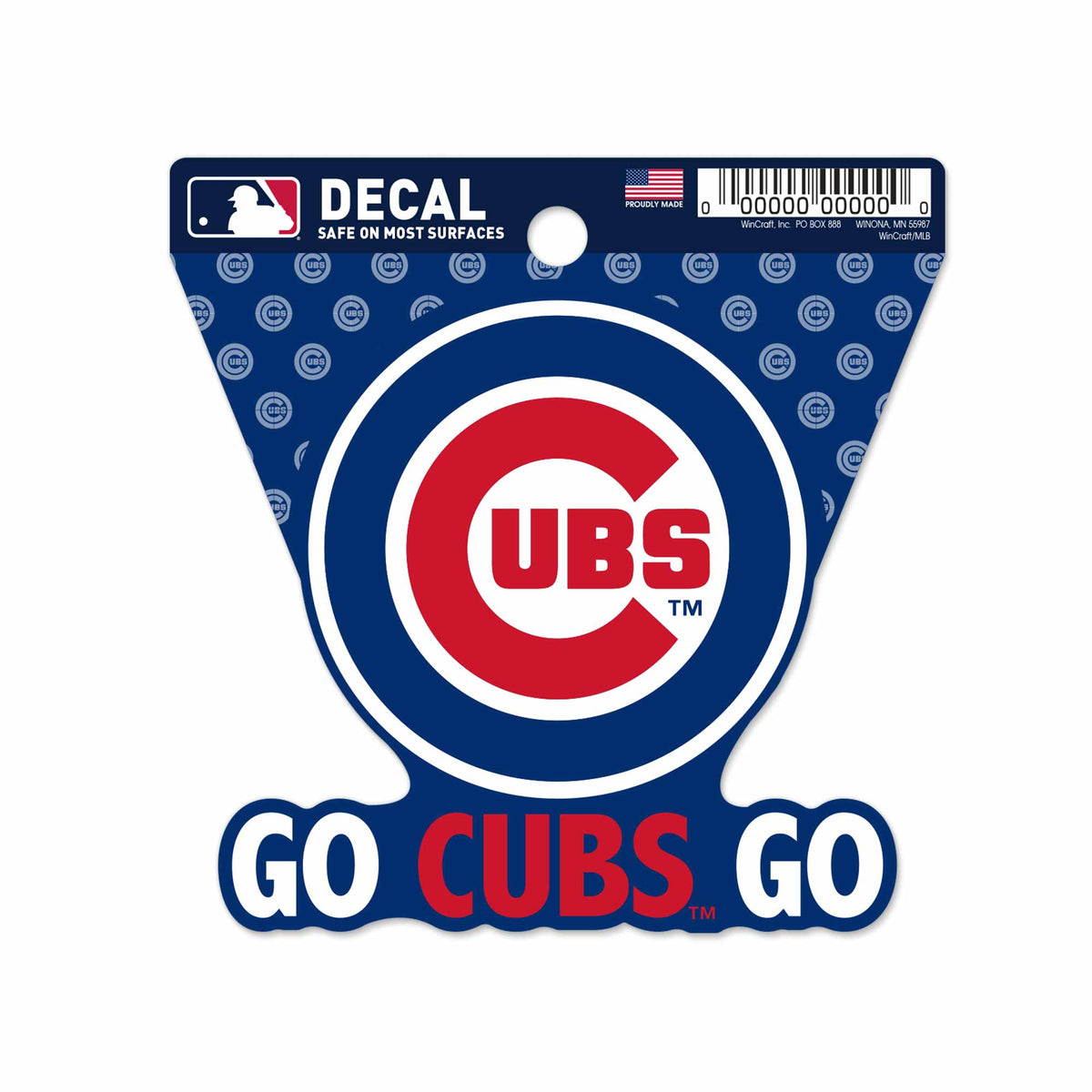 Chicago Cubs Go Cubs Go Clean Cut Decal – Wrigleyville Sports
