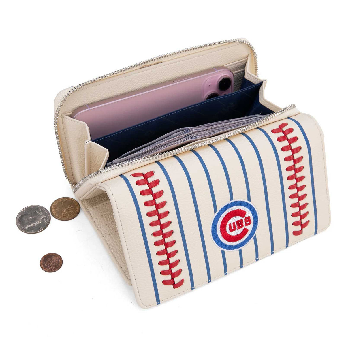Chicago Cubs Montana West Pinstripe Wallet Wristlet – Wrigleyville Sports