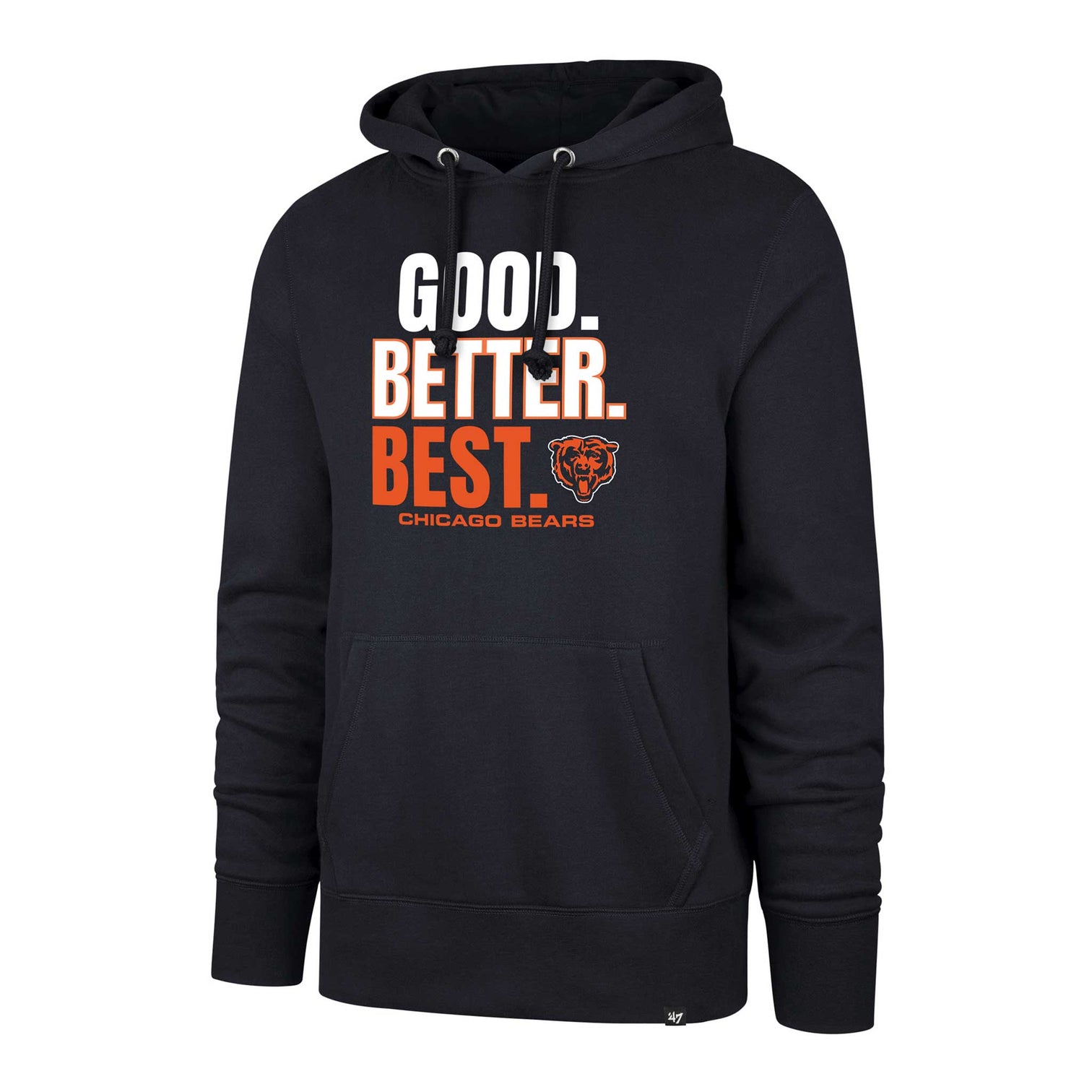 Chicago Bears 47 Brand Good-Better-Best Regional Headline Hooded Sweat ...
