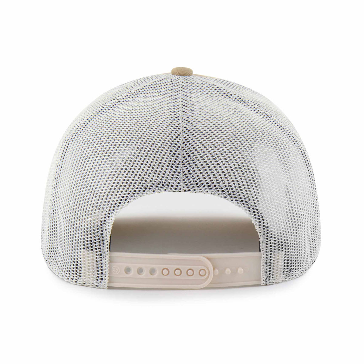 Chicago Cubs 47 Brand Khaki Huskin Trucker Adjustable Cap ...