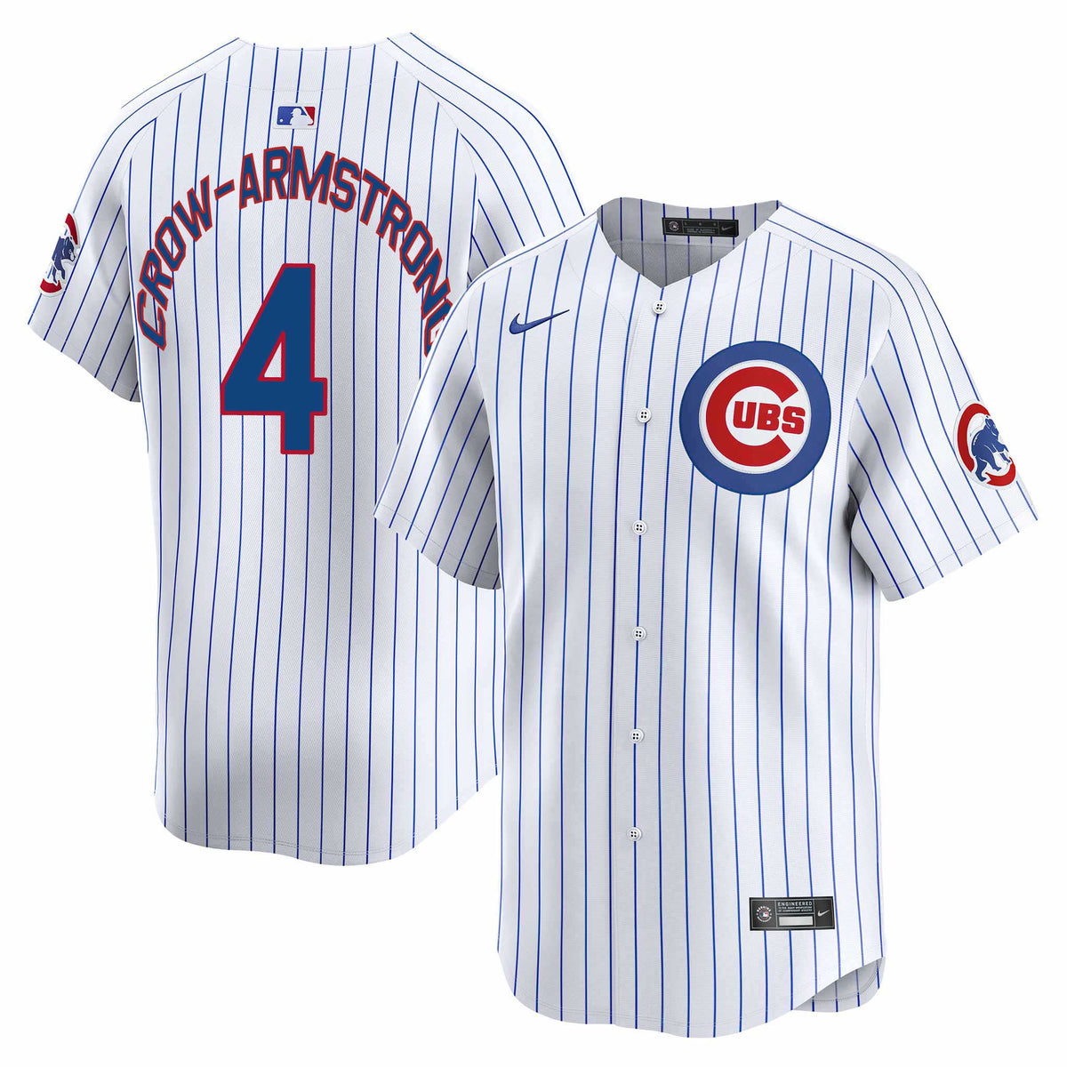 Chicago Cubs Pete Crow-Armstrong Nike Home Vapor Limited Jersey W/ Aut ...