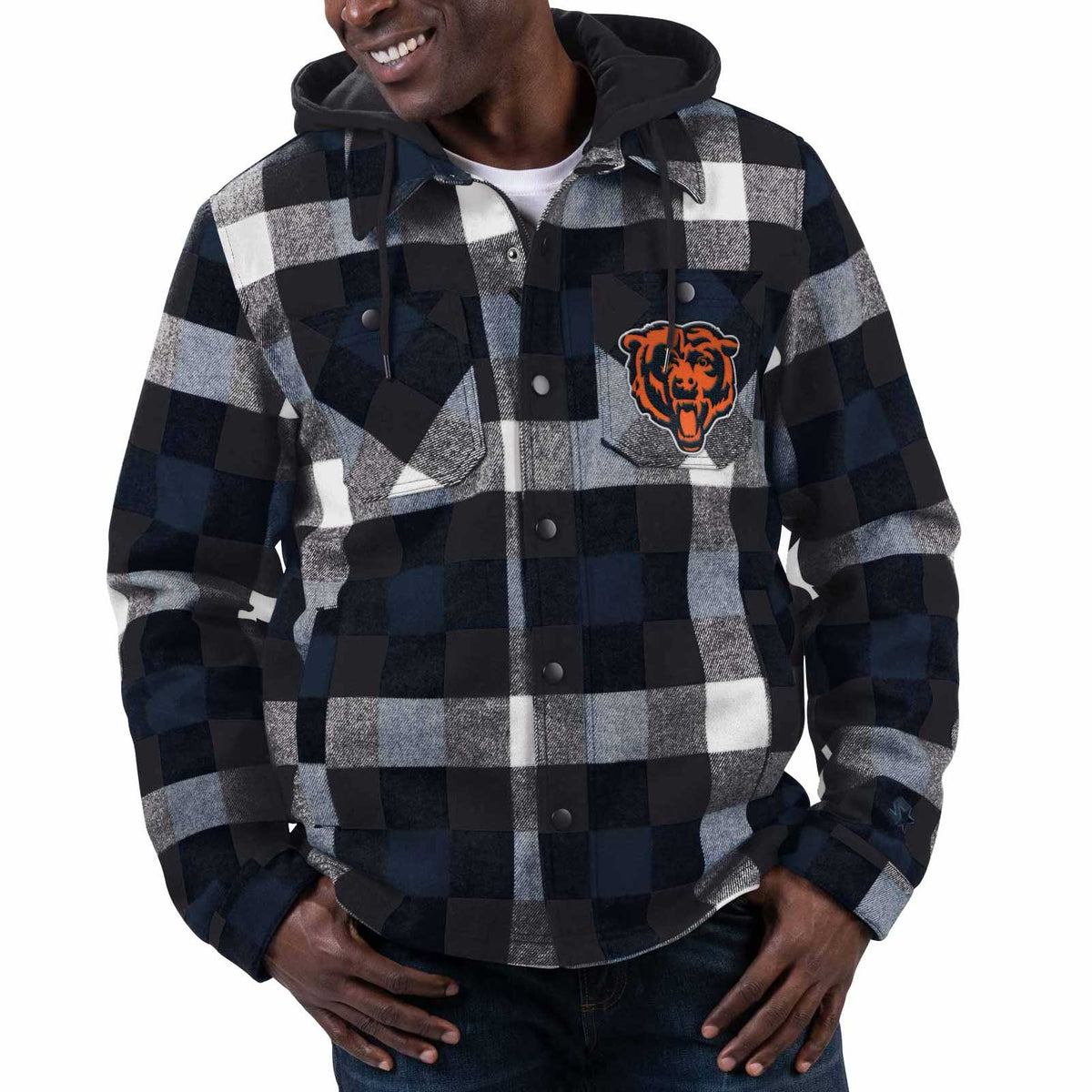 Chicago Bears Patrick Flannel Sherpa Jacket – Wrigleyville Sports