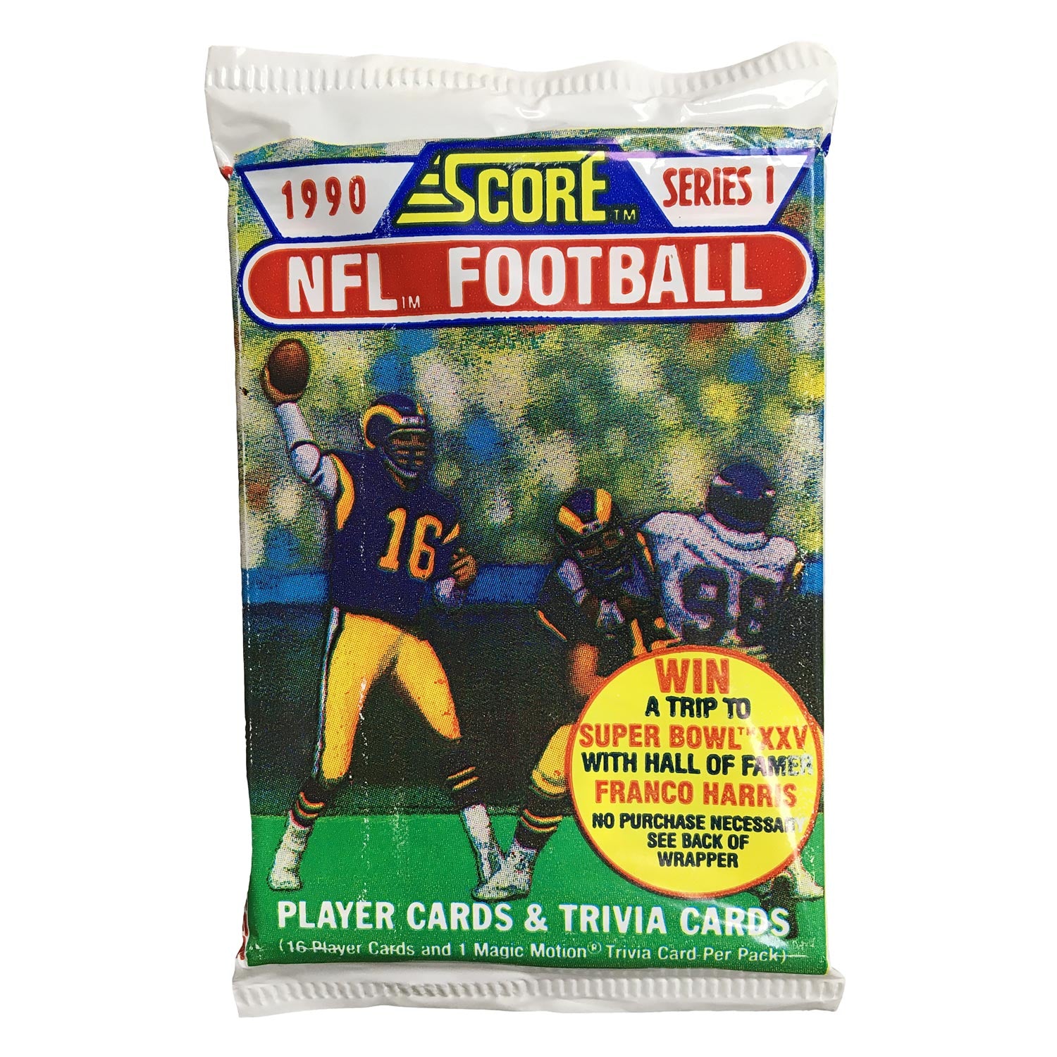 1990 Score NFL Player Card Set Series One – Wrigleyville Sports