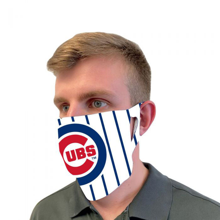 Chicago Cubs Pinstripes Face Cover – Wrigleyville Sports