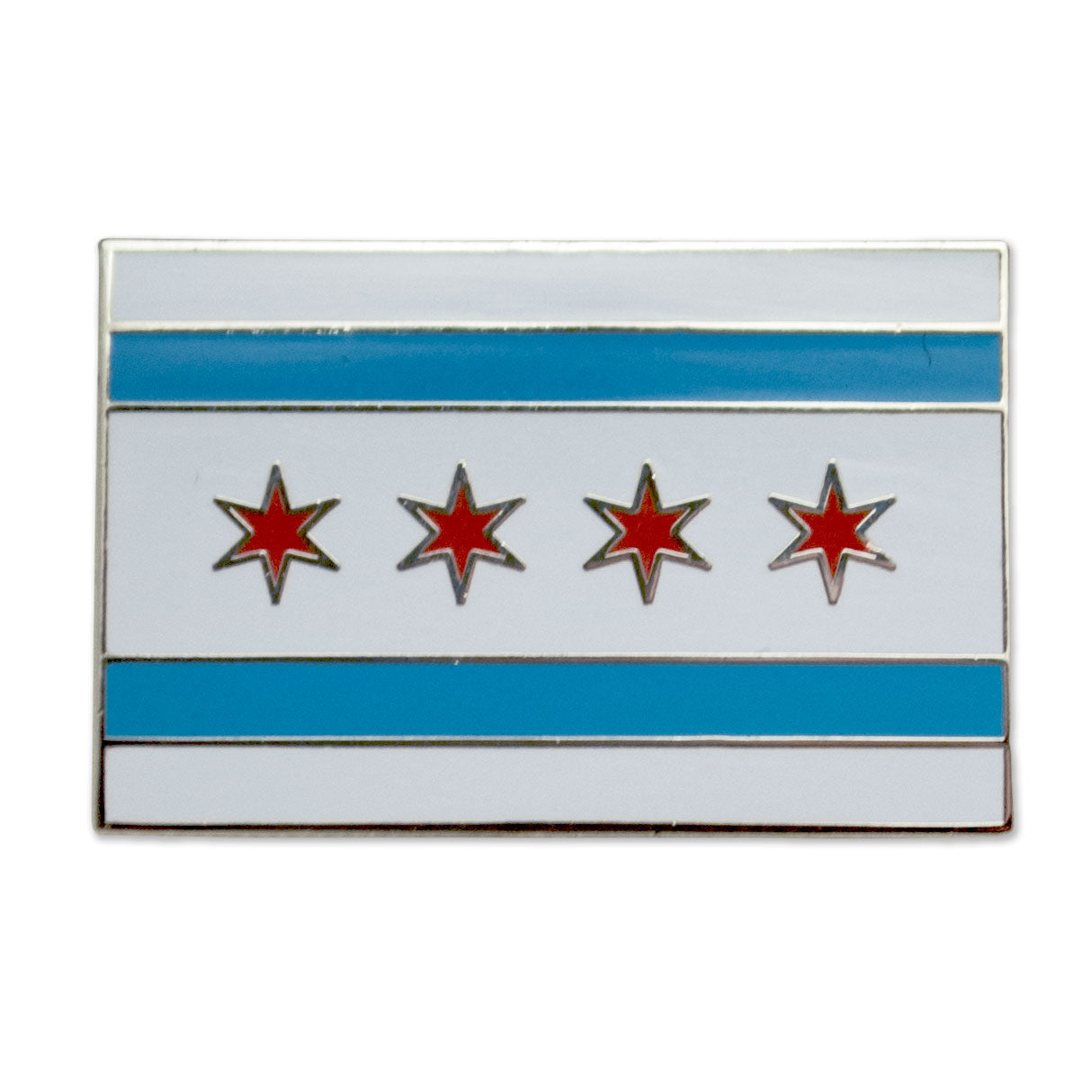 Chicago Flag Souvenir Pin – Wrigleyville Sports