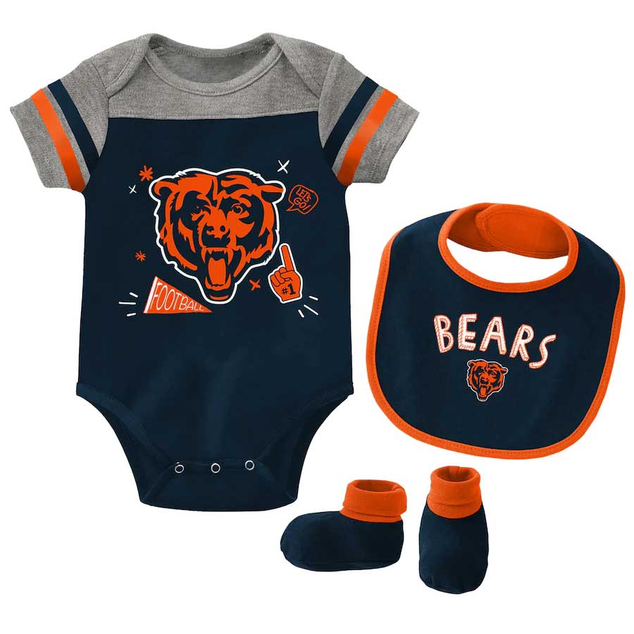 Chicago Bears Tackle 3-Piece Creeper Set – Wrigleyville Sports