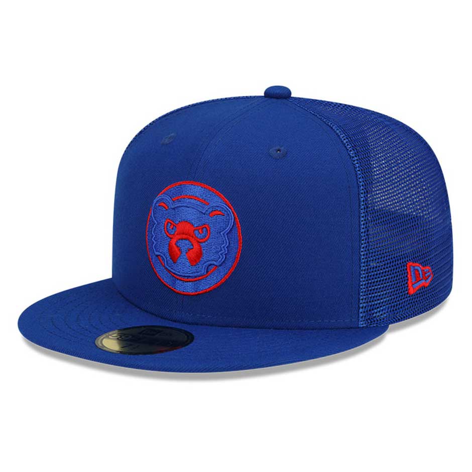 Chicago Cubs Angry Bear Batting Practice 59FIFTY Fitted Cap ...