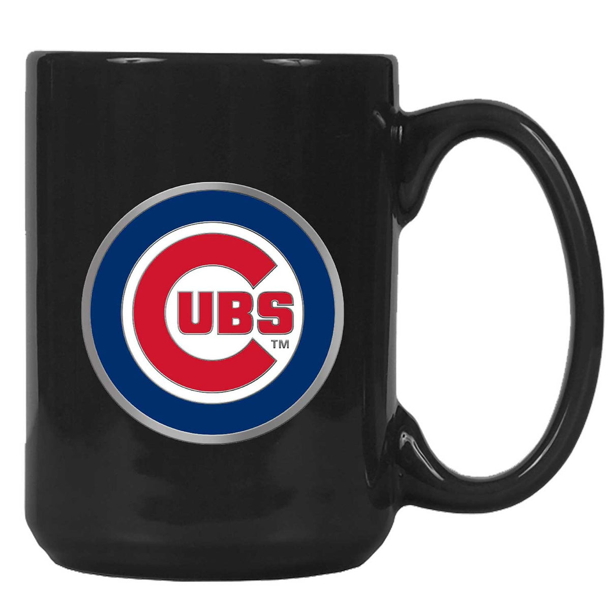 Chicago Cubs Black Bullseye 15oz Ceramic Mug – Wrigleyville Sports