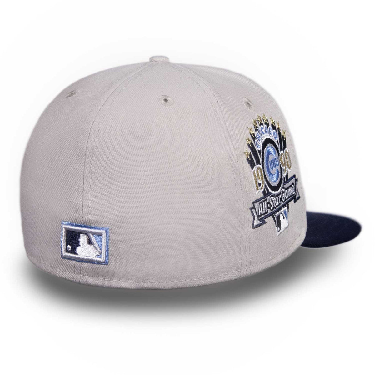 Chicago Cubs Cream Bullseye 1990 Asg Low Profile 59fifty Fitted Cap