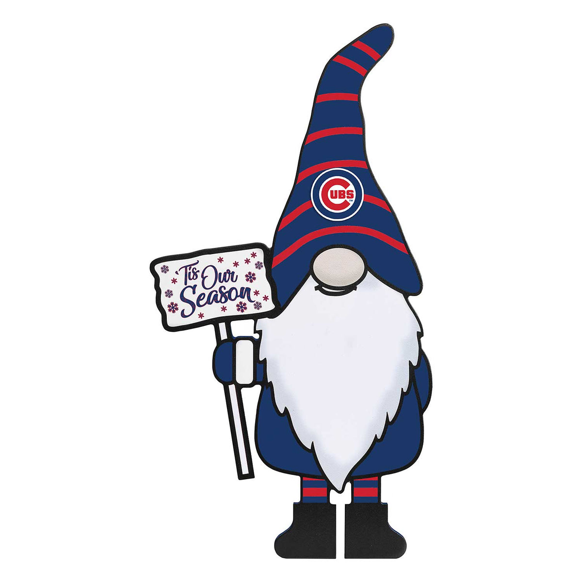 Chicago Cubs Winter Gnome Wooden Kickstand Sign – Wrigleyville Sports