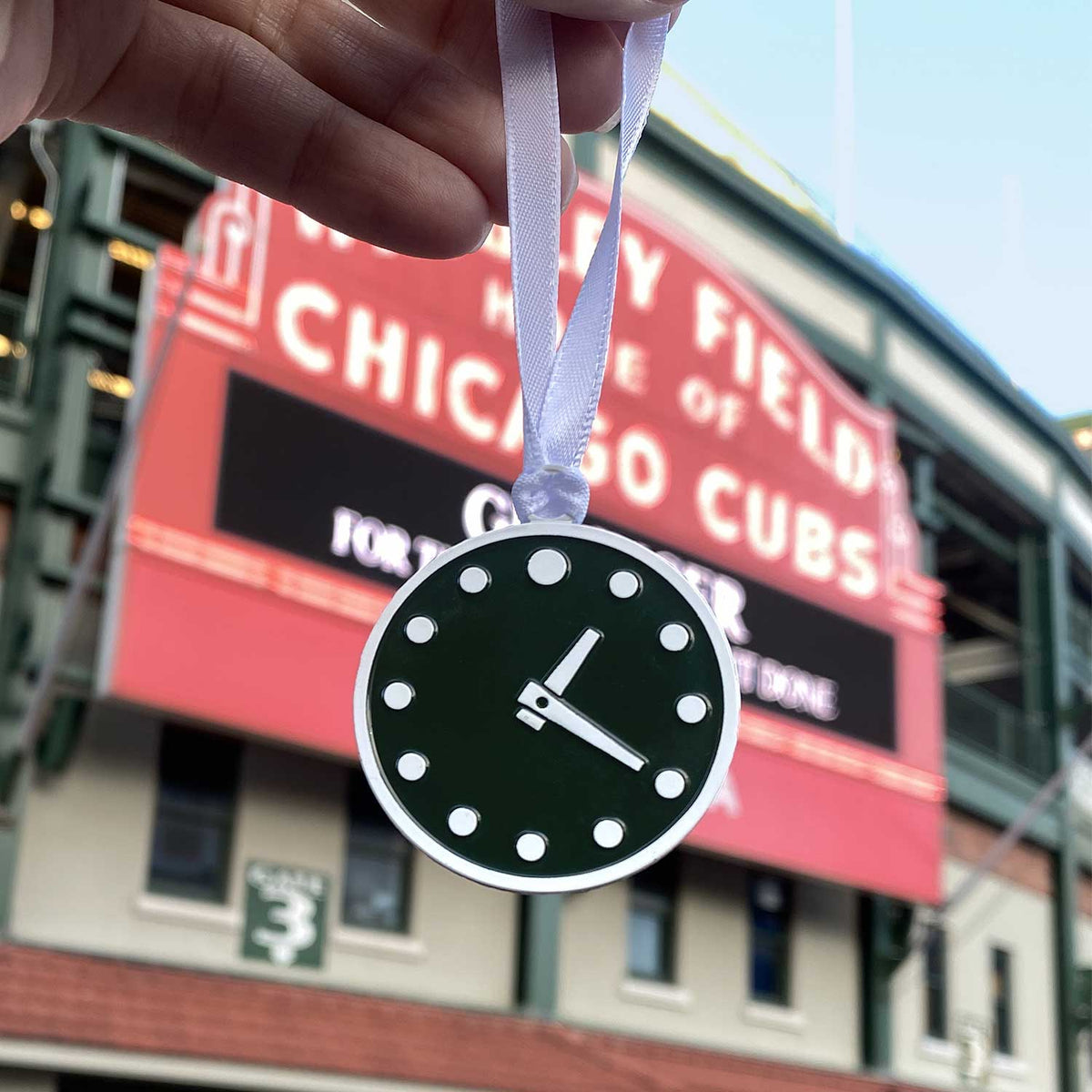 Wrigley Field Clock Ornament – Wrigleyville Sports