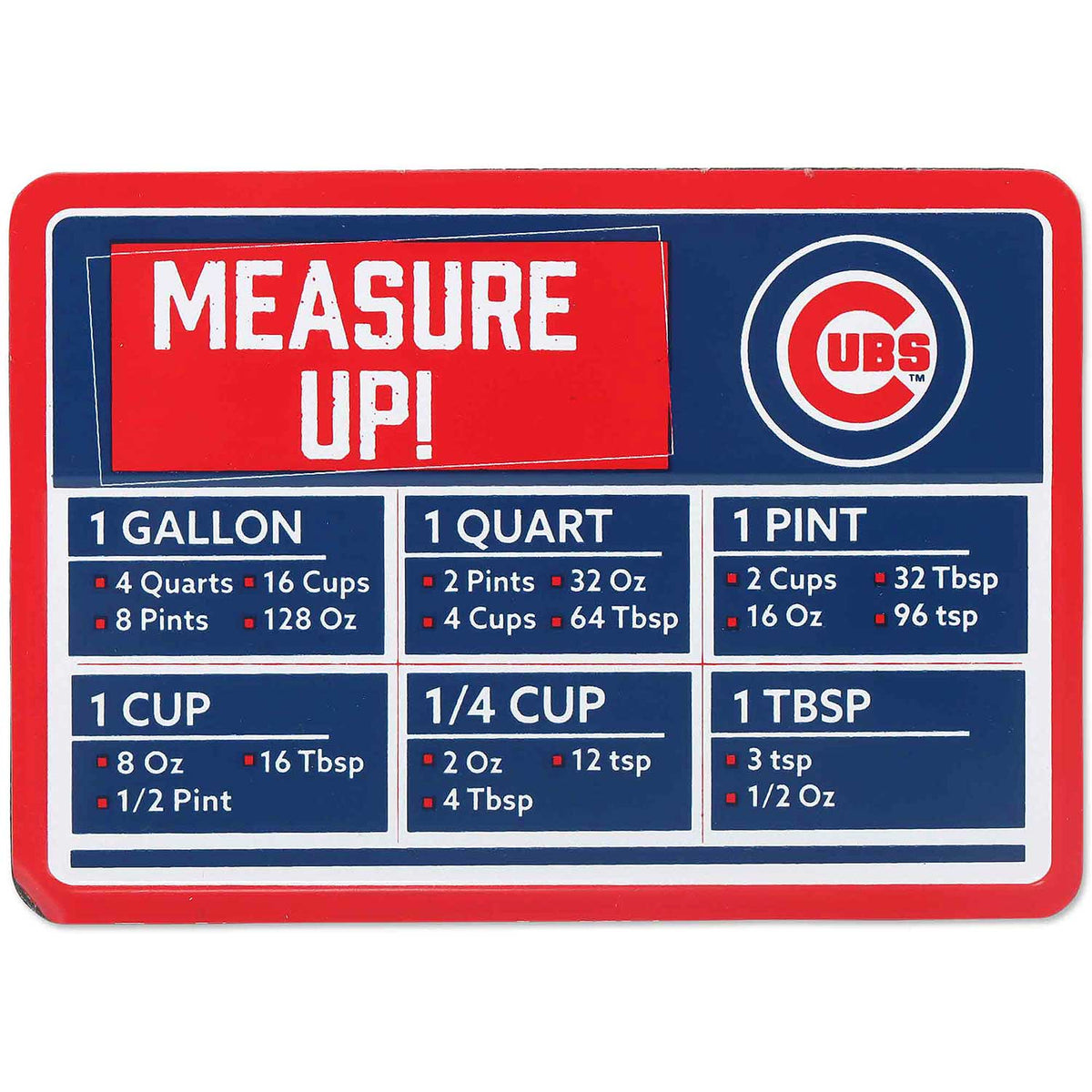 Chicago Cubs Measure Up Conversion Magnet – Wrigleyville Sports