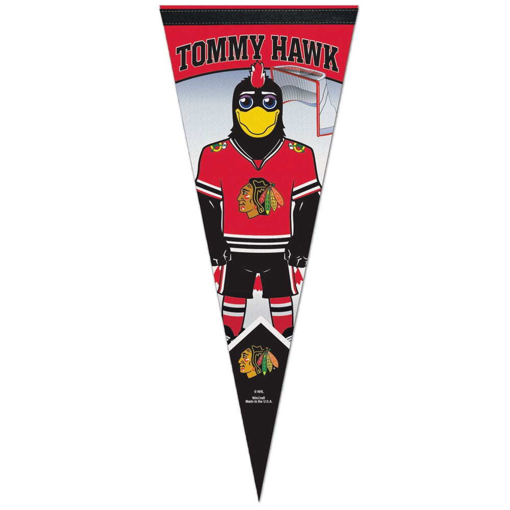 Chicago Blackhawks Tommy Hawk Premium Pennant – Wrigleyville Sports