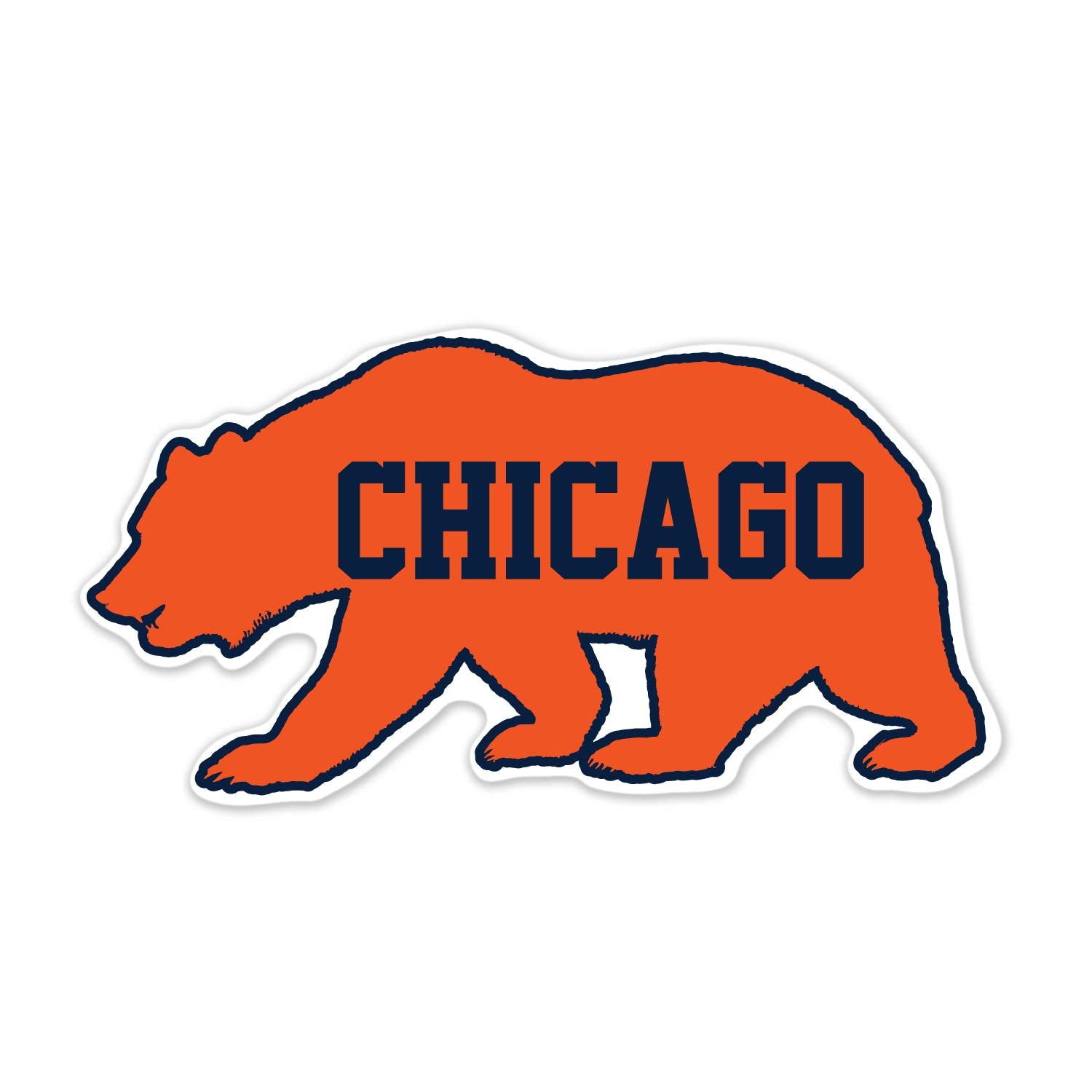 Chicago Bear Sticker – Wrigleyville Sports
