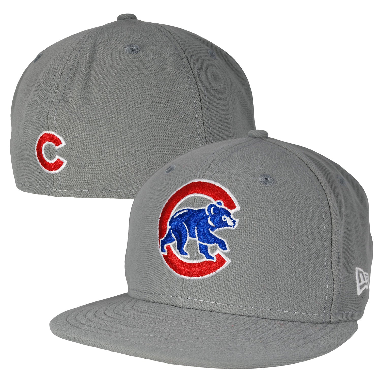 Chicago Cubs Grey Walking Bear 59/50 Cap – Wrigleyville Sports