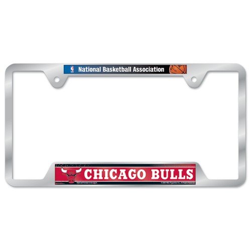 Chicago Bulls Metal License Plate Frame – Wrigleyville Sports